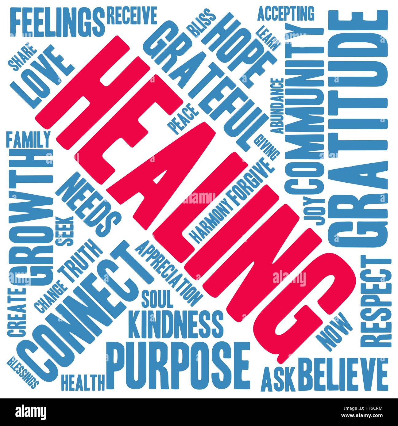 Healing Word Cloud Stock Vector Image & Art - Alamy