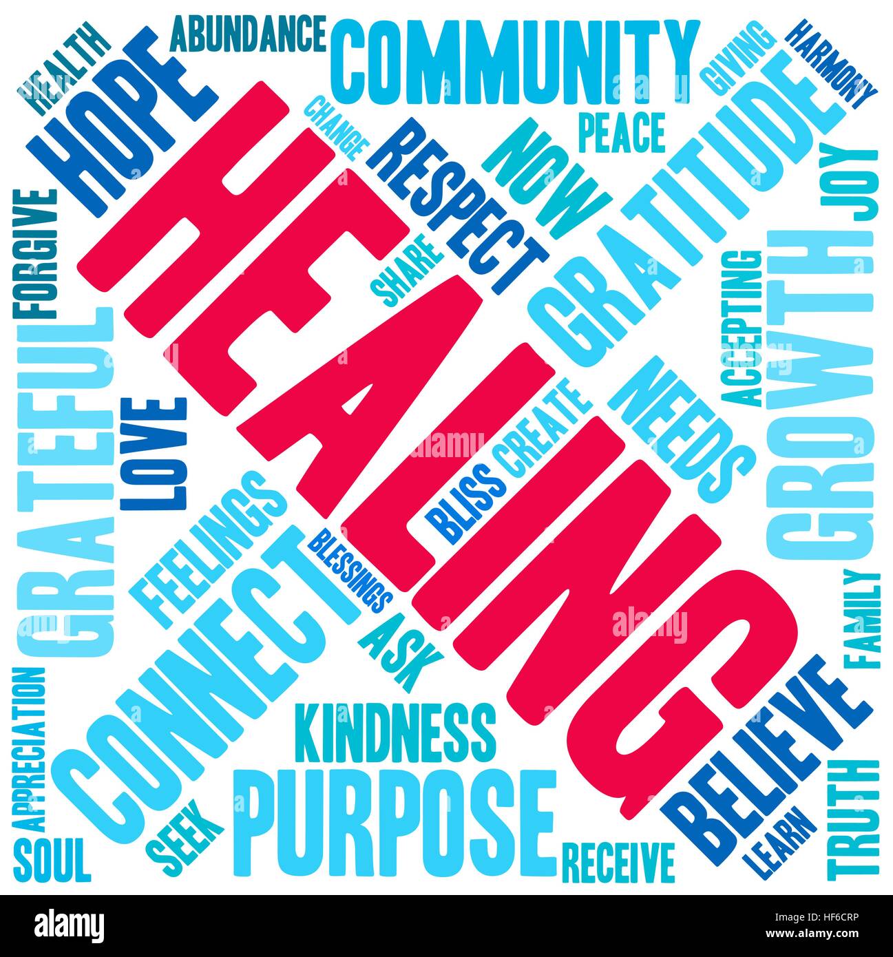 Healing Word Cloud Stock Vector Image & Art - Alamy
