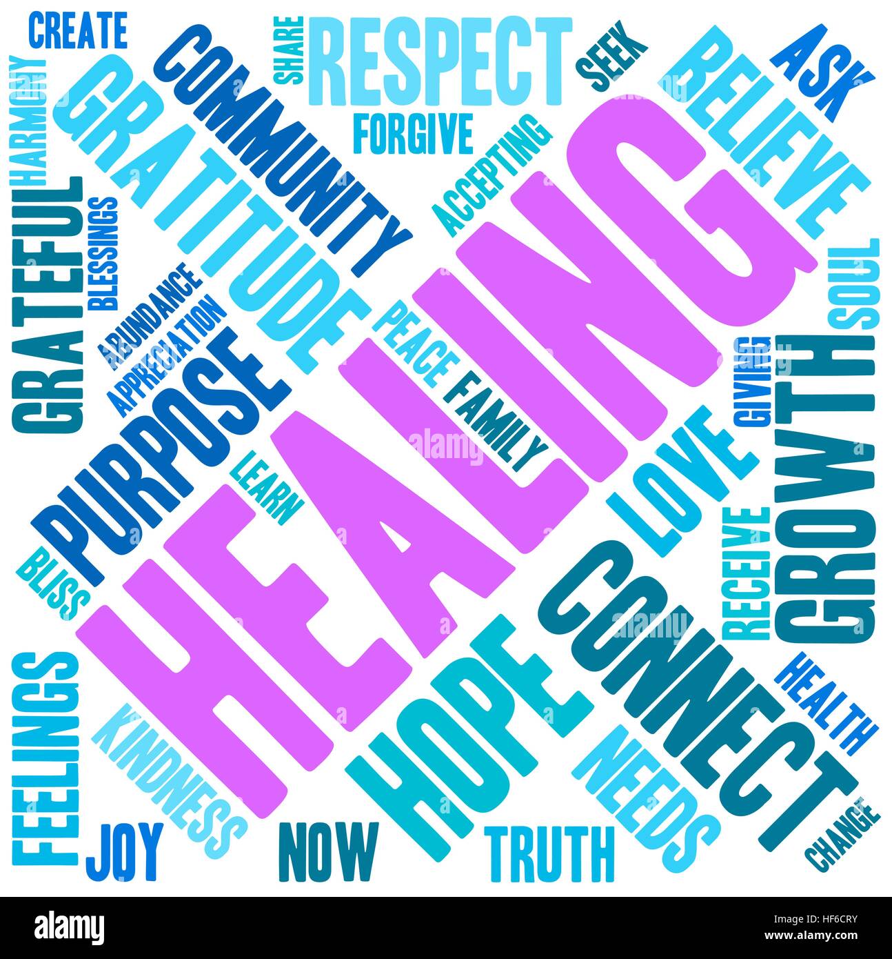 Healing Word Cloud Stock Vector Image & Art - Alamy