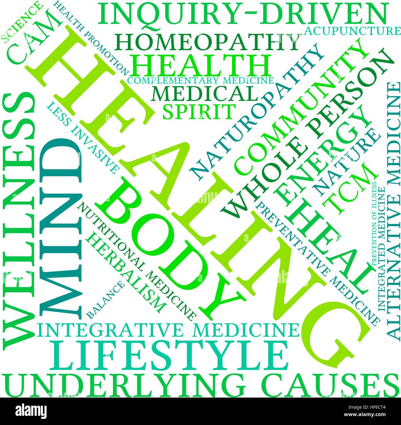 Healing Word Cloud Stock Vector Image & Art - Alamy