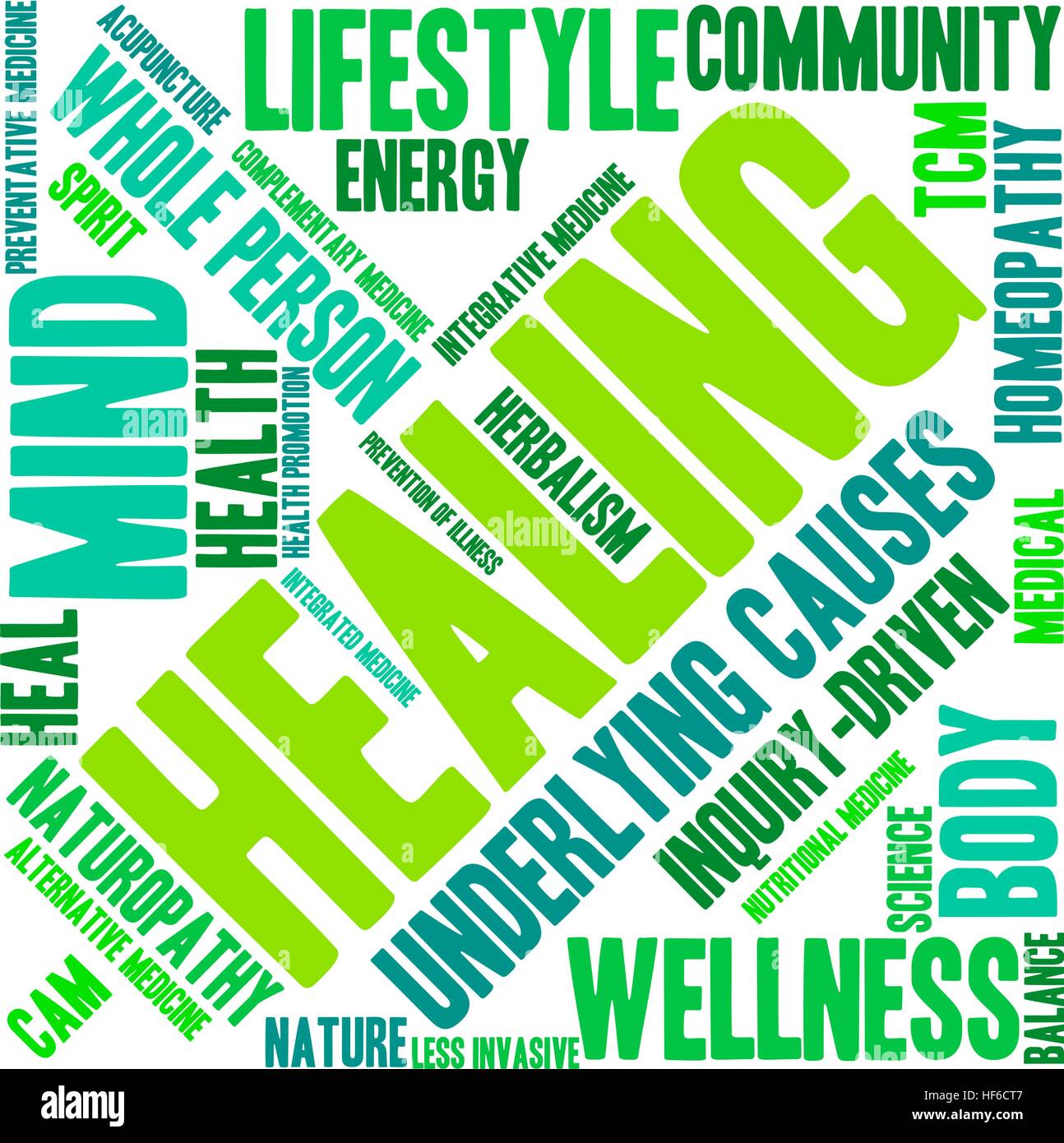 Healing Word Cloud Stock Vector Image & Art - Alamy