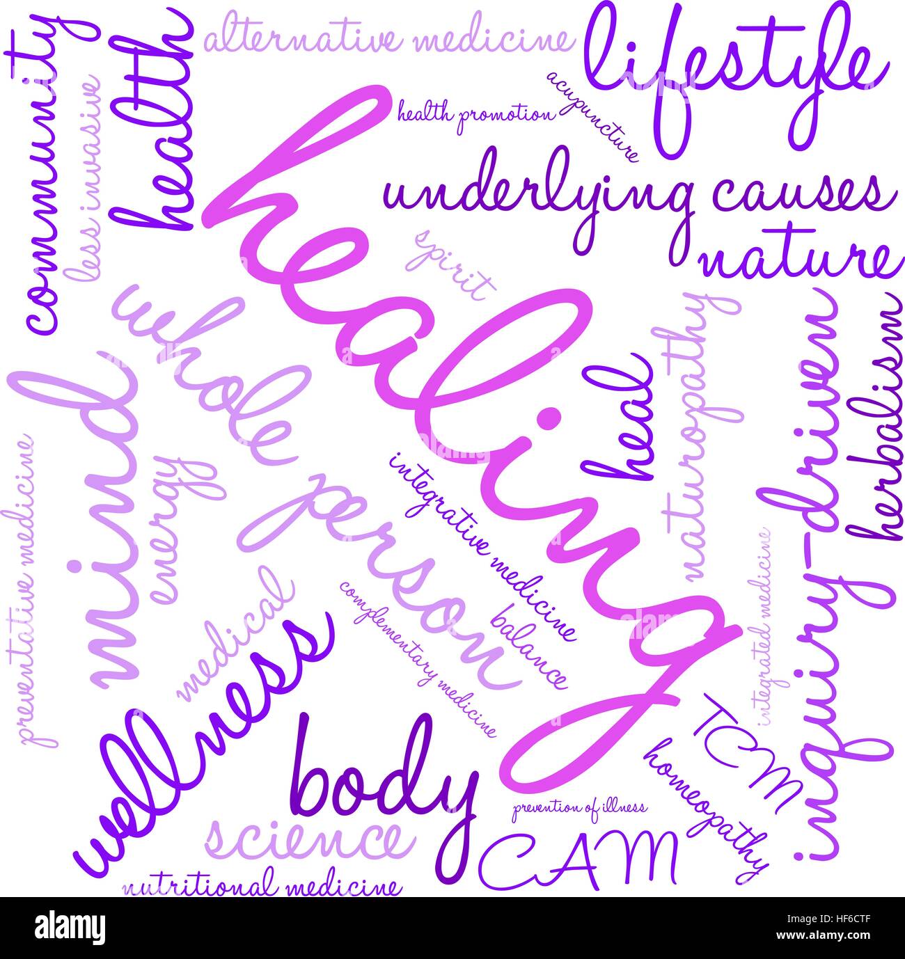 Healing Word Cloud Stock Vector Image & Art - Alamy