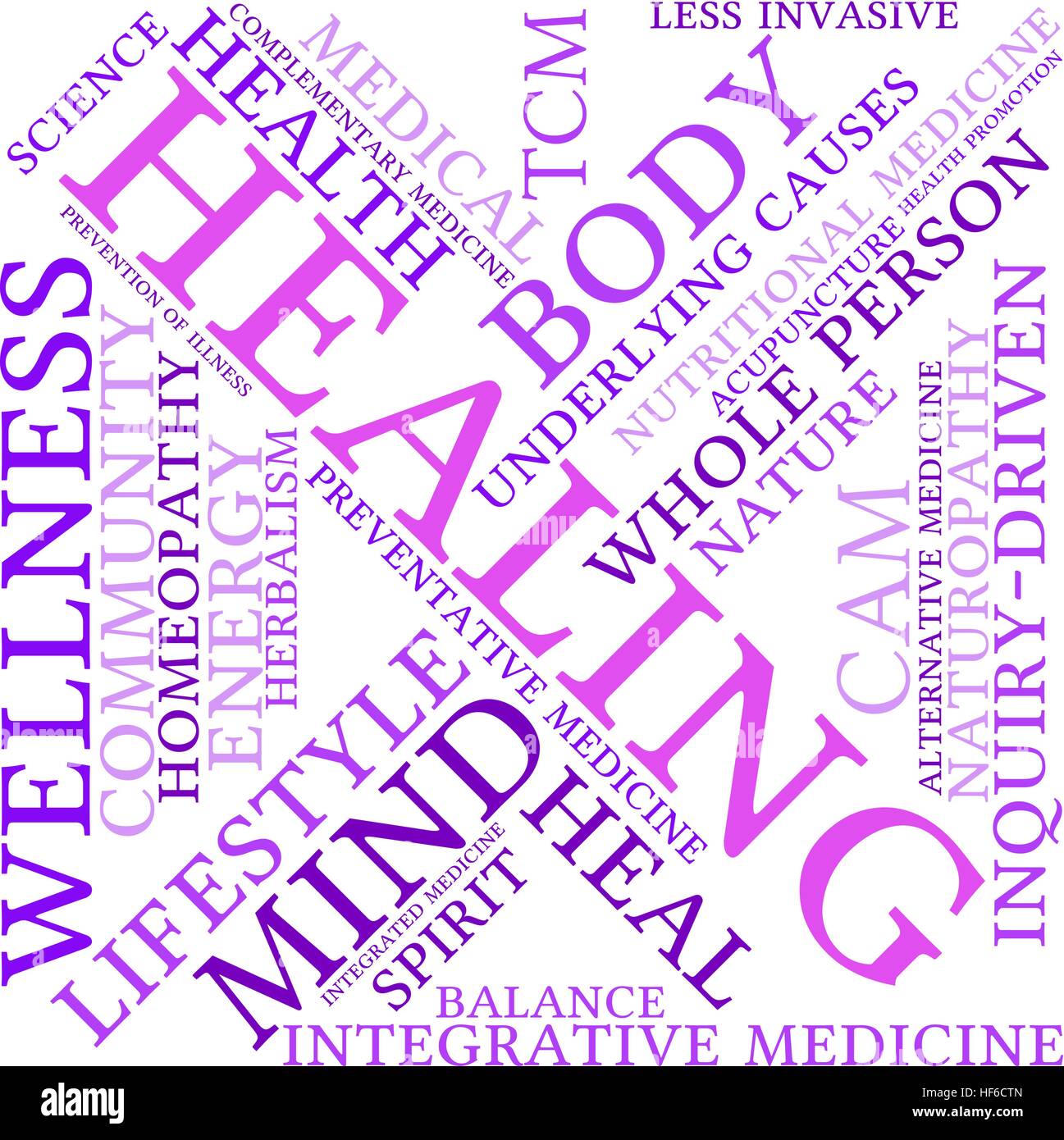 Healing Word Cloud Stock Vector Image & Art - Alamy