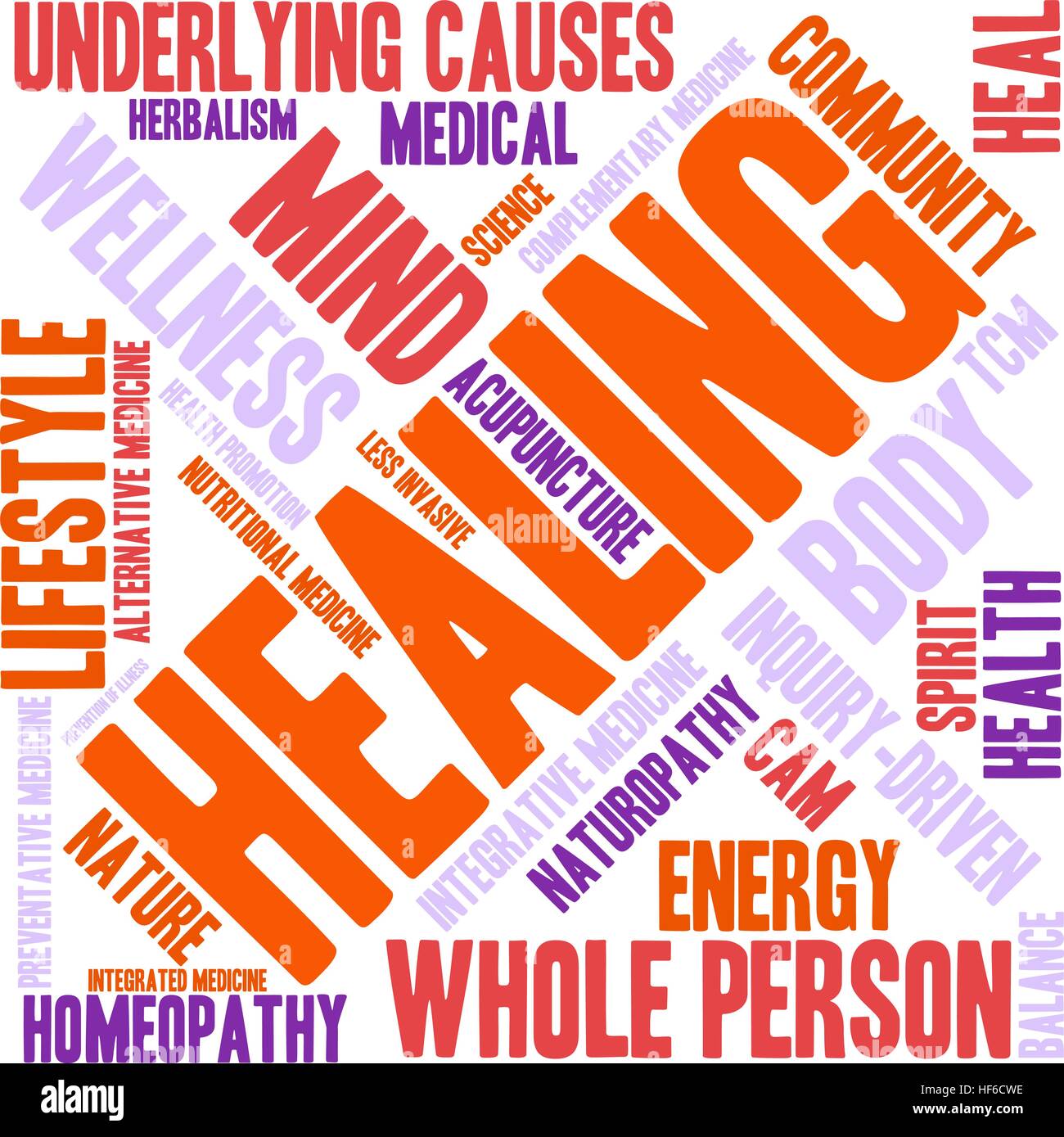 Healing Word Cloud Stock Vector Image & Art - Alamy