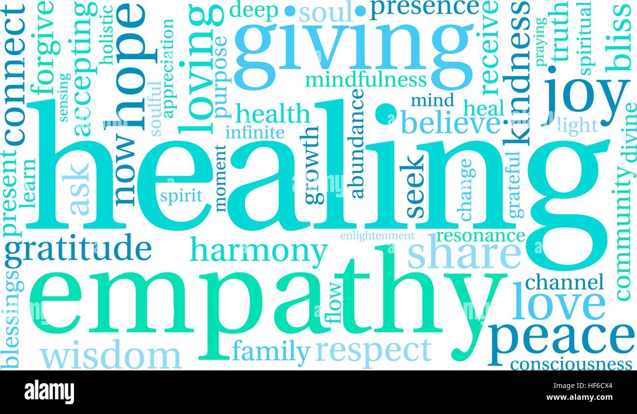 Healing Word Cloud Stock Vector Image & Art - Alamy