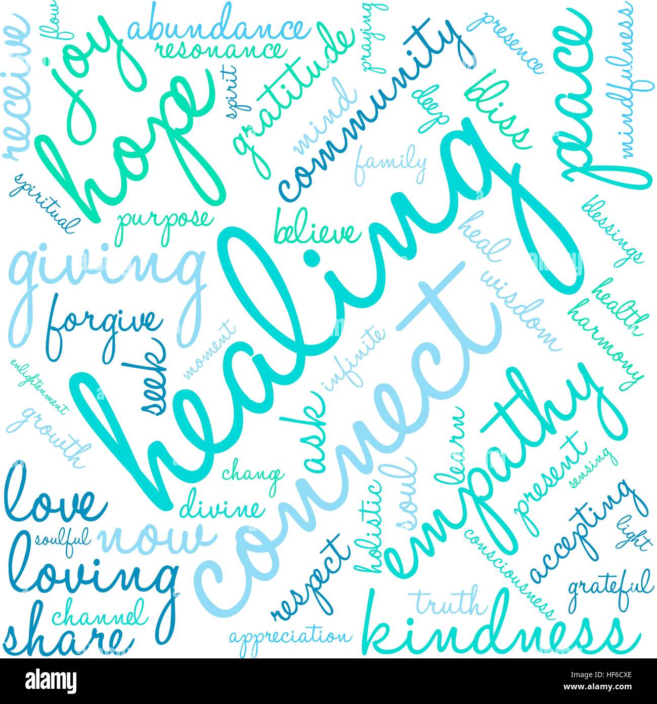Healing Word Cloud Stock Vector Image & Art - Alamy