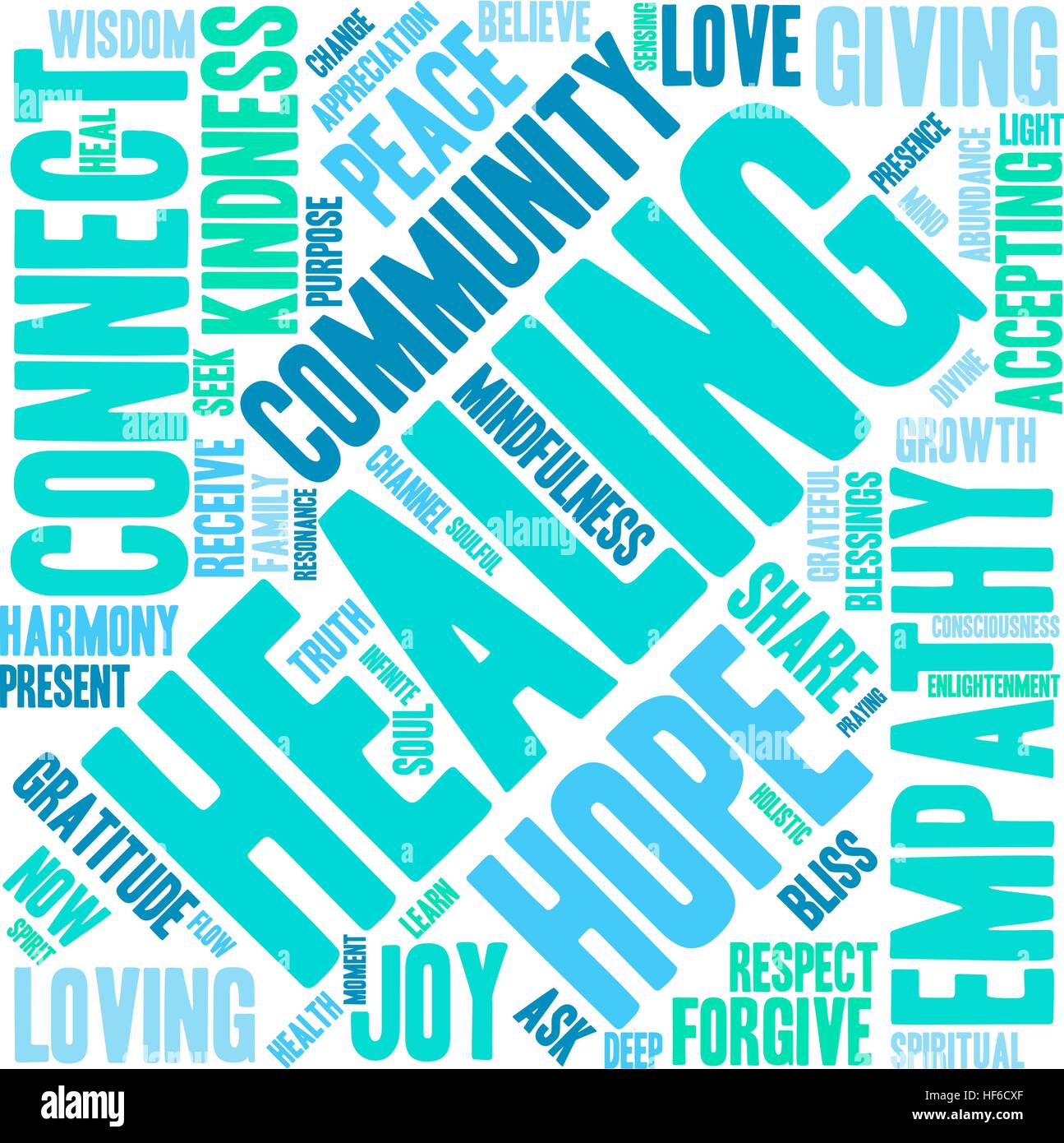 Healing Word Cloud Stock Vector Image & Art - Alamy