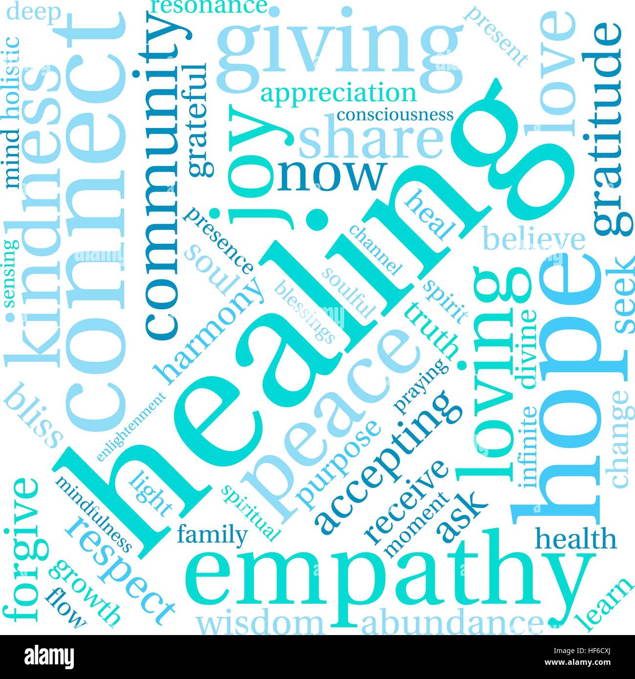 Healing Word Cloud Stock Vector Image & Art - Alamy