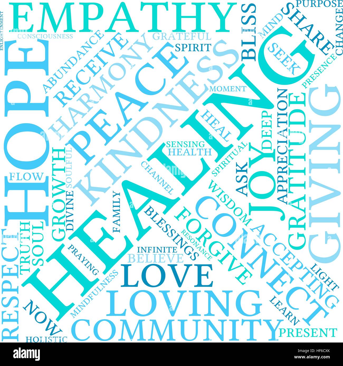 Healing Word Cloud Stock Vector Image & Art - Alamy