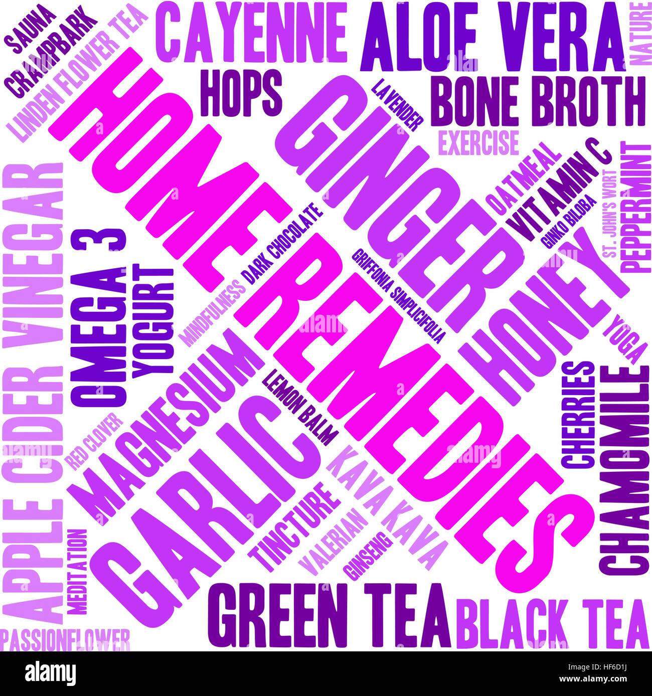 Home Remedies word cloud on a white background Stock Vector Image & Art ...