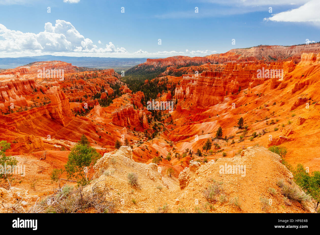 Bryce Canyon is a collection of natural amphitheaters aside of the ...