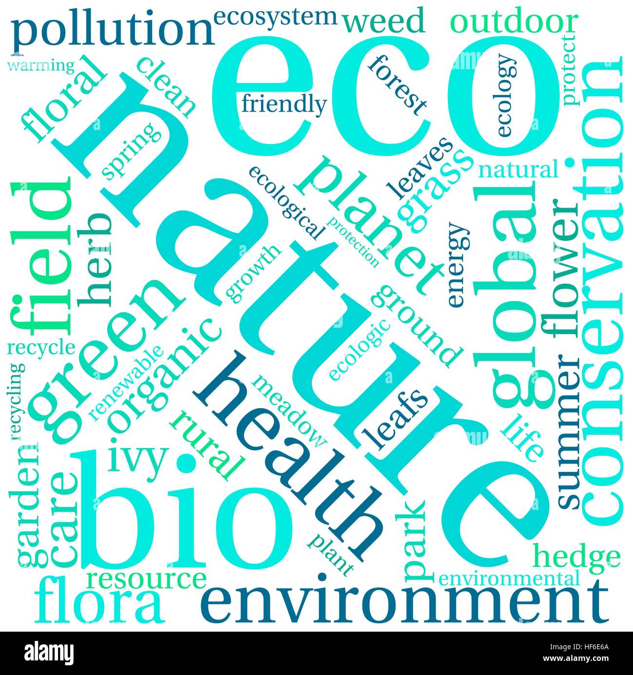 Nature word cloud on a white background Stock Vector Image & Art - Alamy