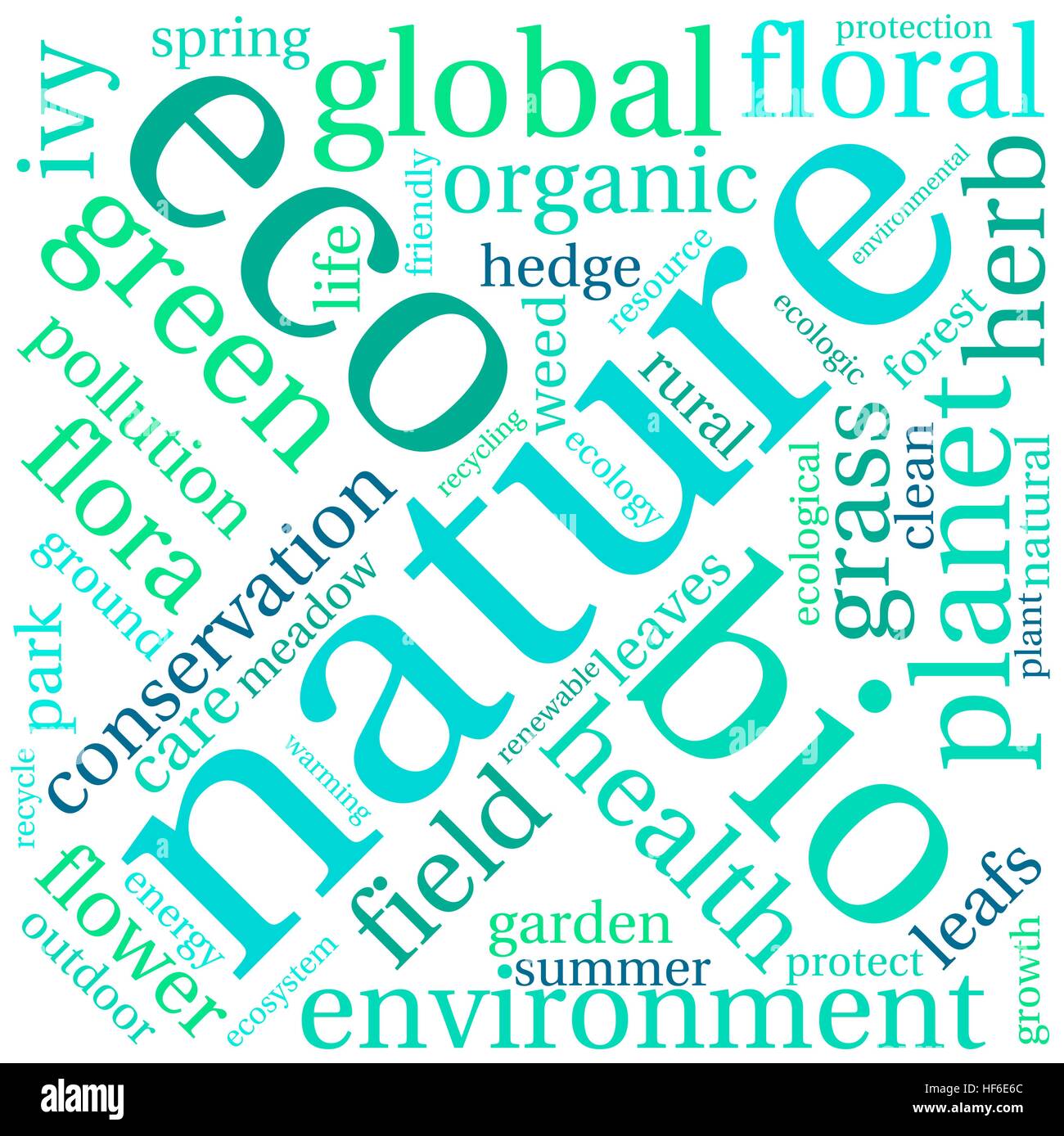 Nature word cloud on a white background Stock Vector Image & Art - Alamy