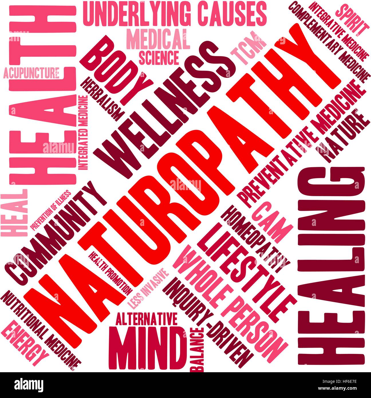 Naturopathy word cloud on a white background Stock Vector Image & Art ...