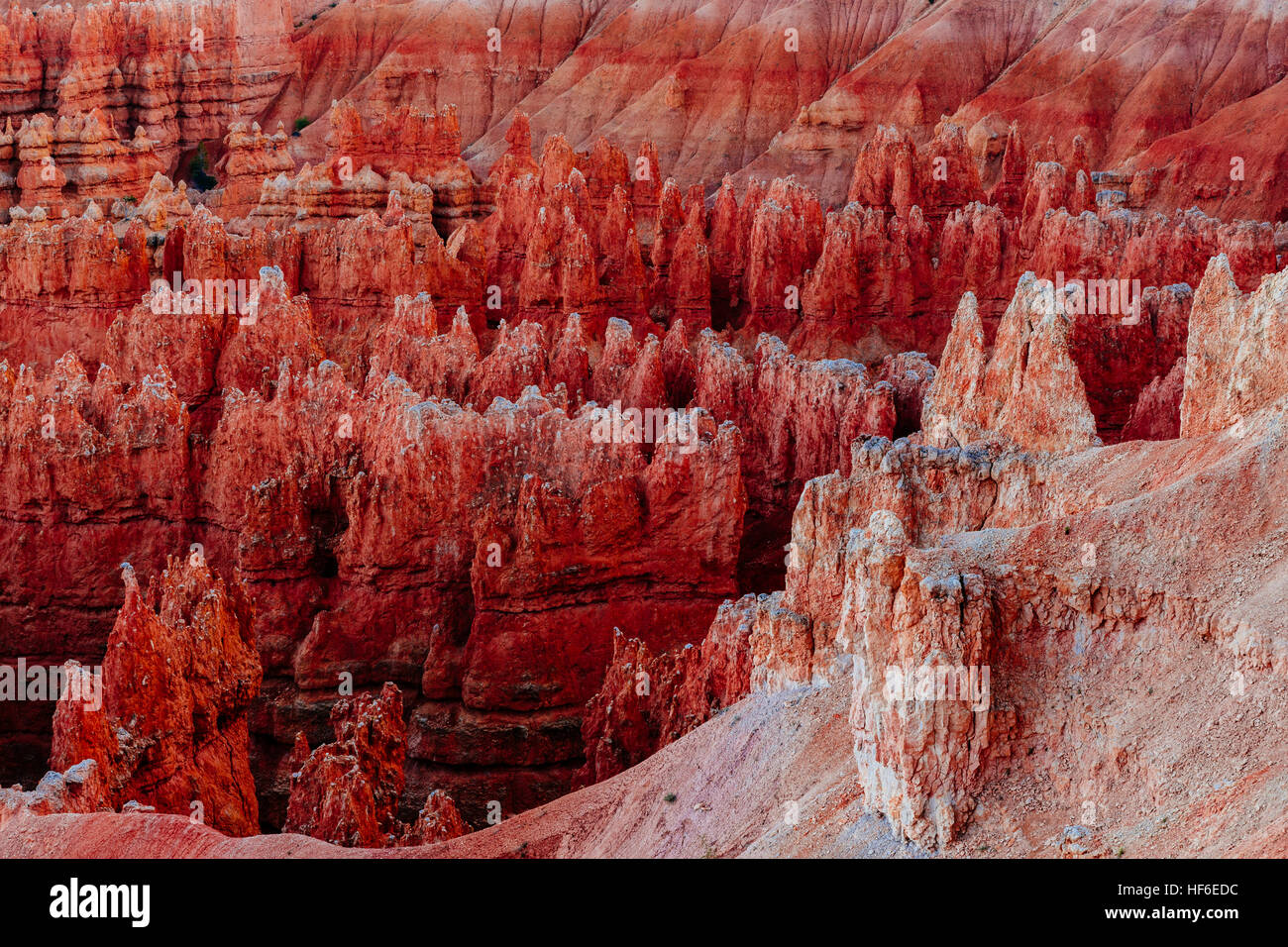 Bryce Canyon is a collection of natural amphitheaters aside of the ...