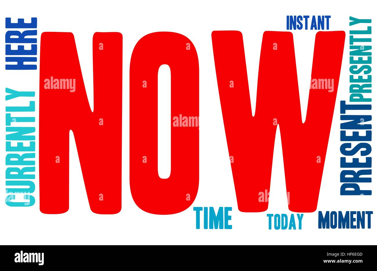 Now word cloud on a white background Stock Vector Image & Art - Alamy