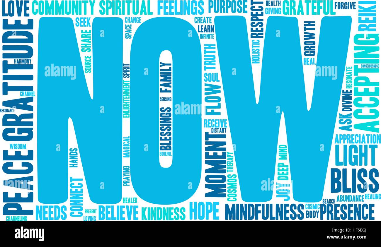 Now word cloud on a white background Stock Vector Image & Art - Alamy