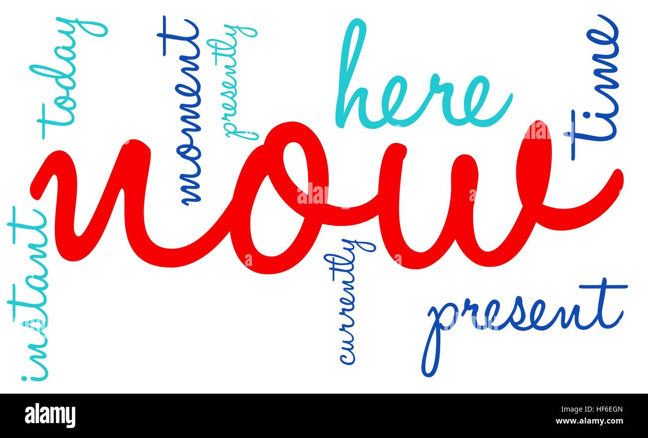 Now word cloud on a white background Stock Vector Image & Art - Alamy