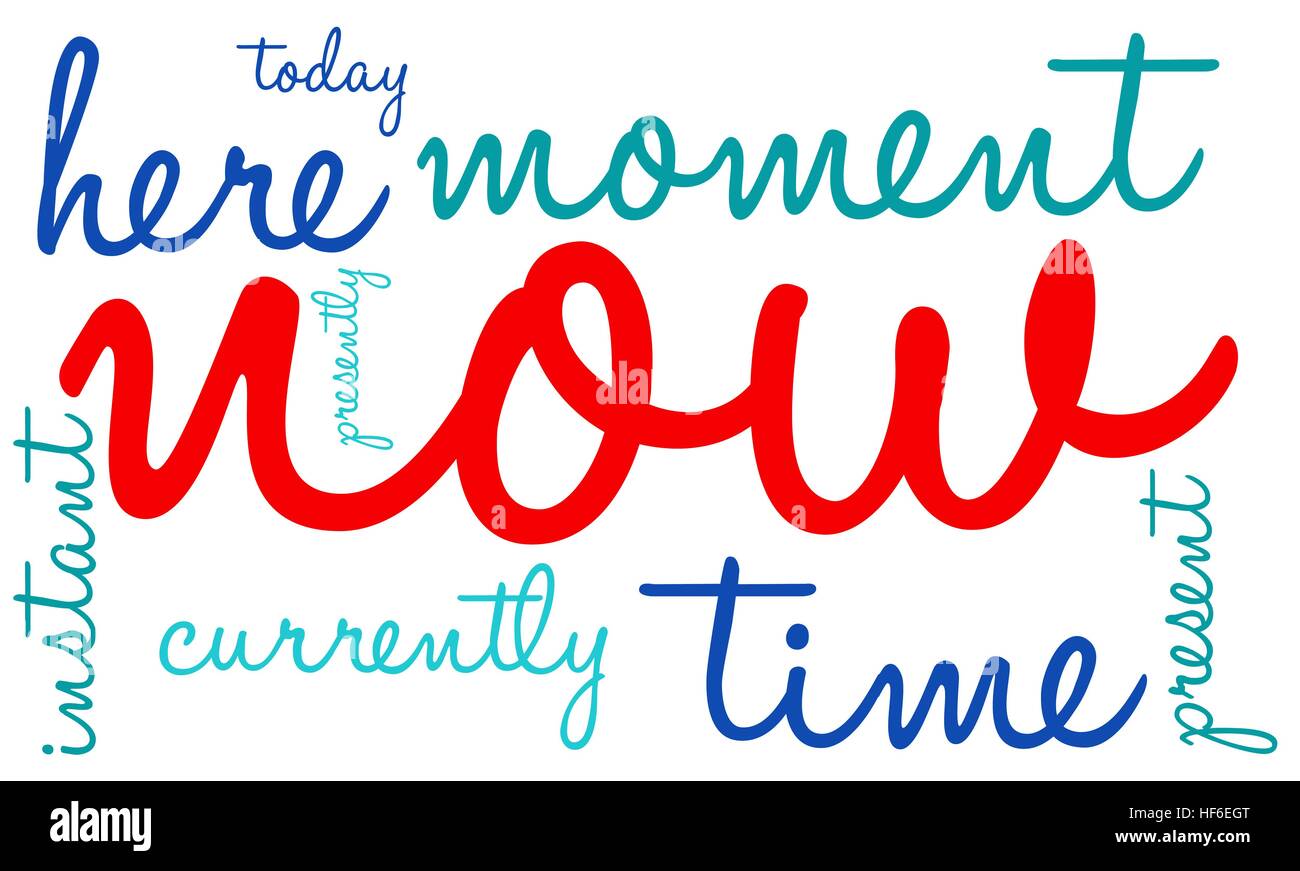 Now word cloud on a white background Stock Vector Image & Art - Alamy