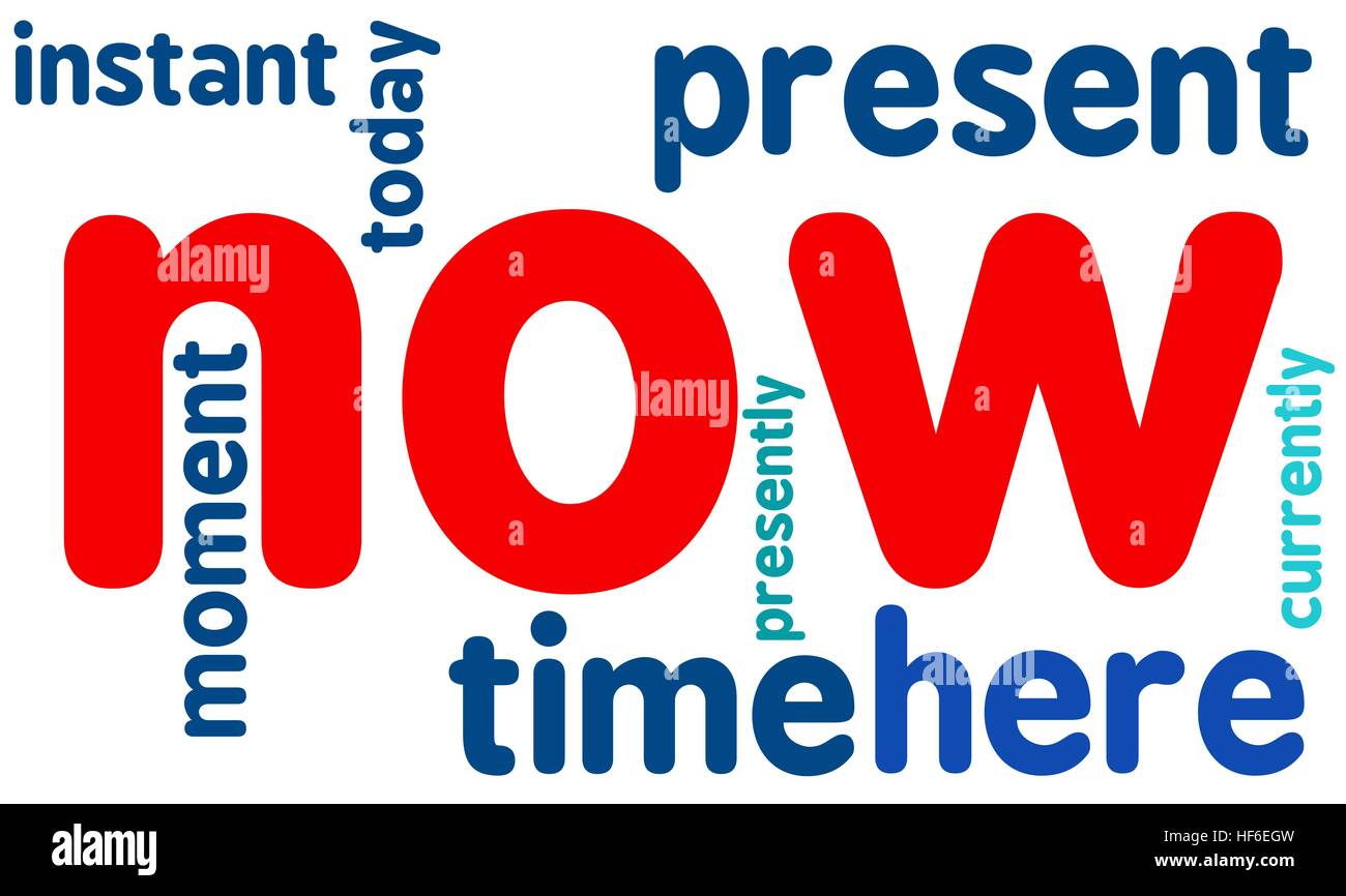Now word cloud on a white background Stock Vector Image & Art - Alamy