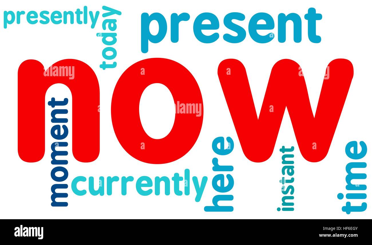 Now word cloud on a white background Stock Vector Image & Art - Alamy