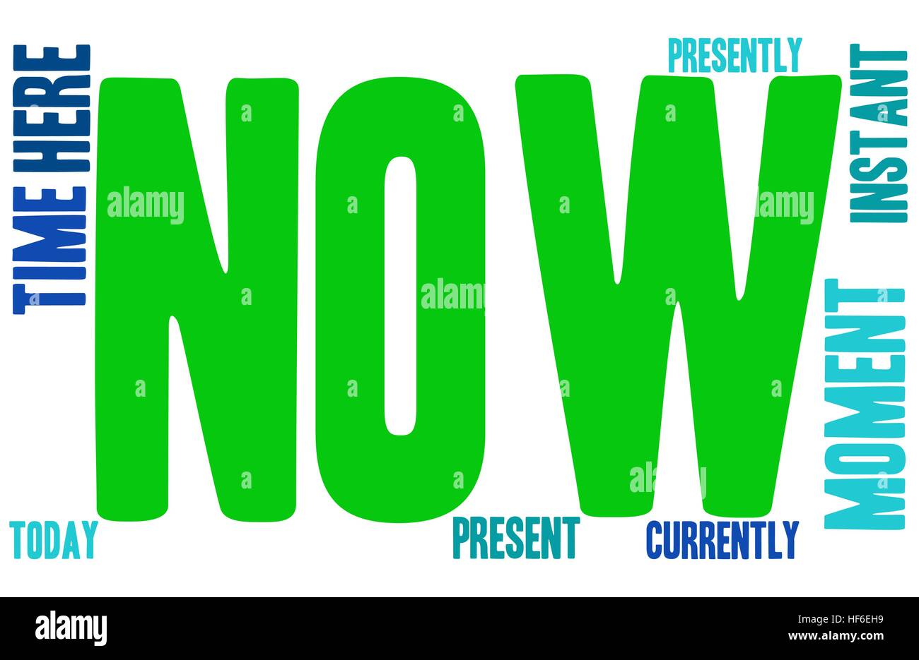 Now word cloud on a white background Stock Vector Image & Art - Alamy