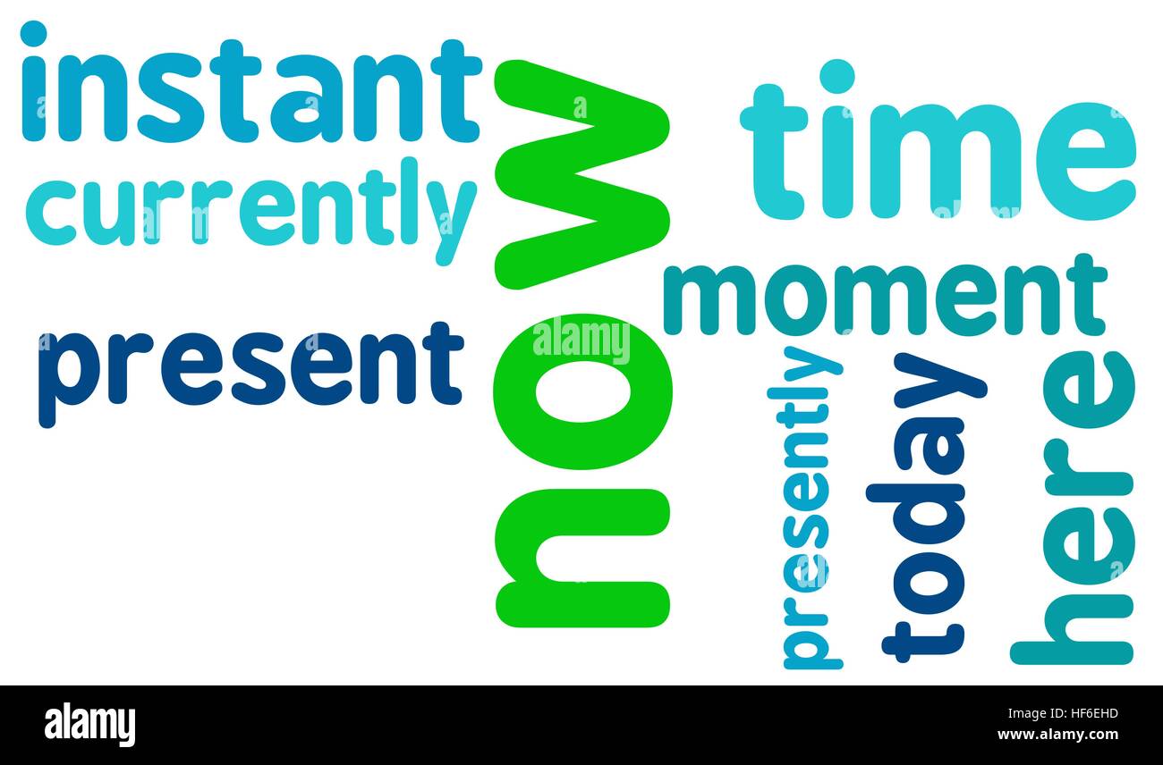 Now word cloud on a white background Stock Vector Image & Art - Alamy