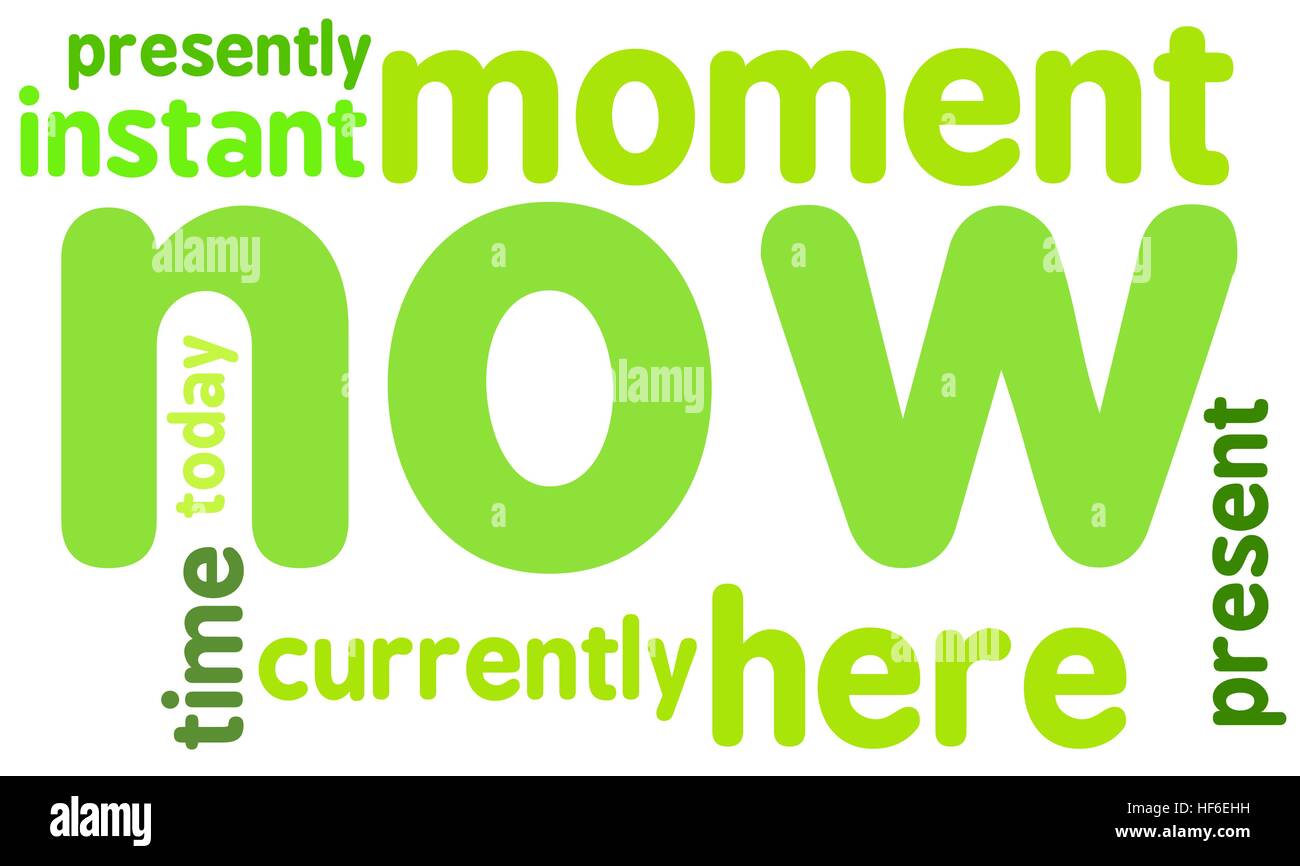 Now word cloud on a white background Stock Vector Image & Art - Alamy