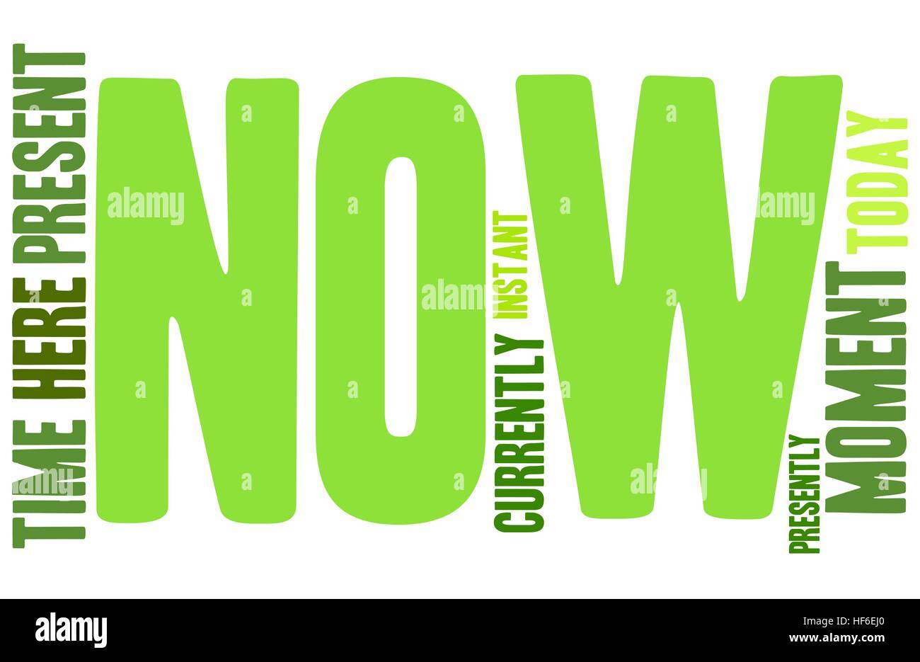 Now word cloud on a white background Stock Vector Image & Art - Alamy