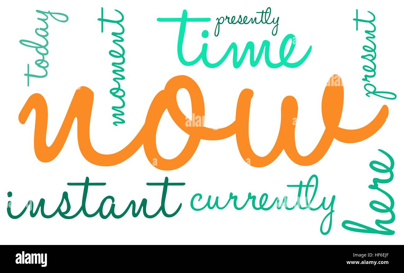 Now word cloud on a white background Stock Vector Image & Art - Alamy