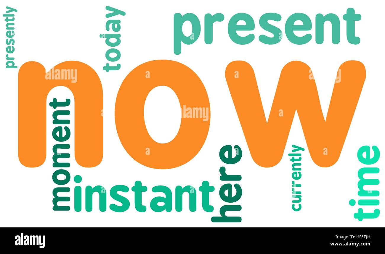 Now word cloud on a white background Stock Vector Image & Art - Alamy