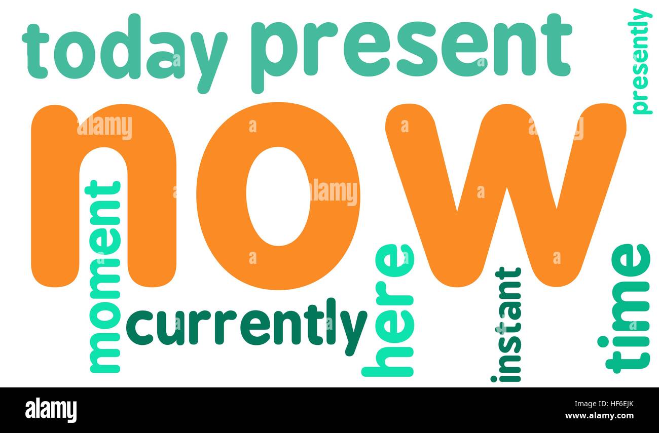 Now word cloud on a white background Stock Vector Image & Art - Alamy
