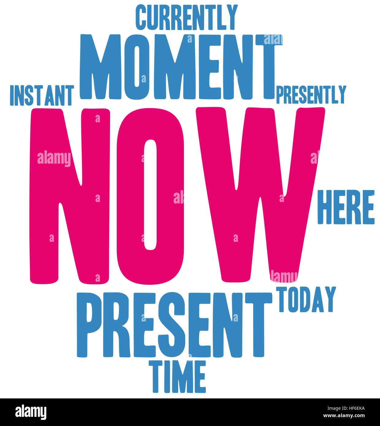 Now word cloud on a white background Stock Vector Image & Art - Alamy