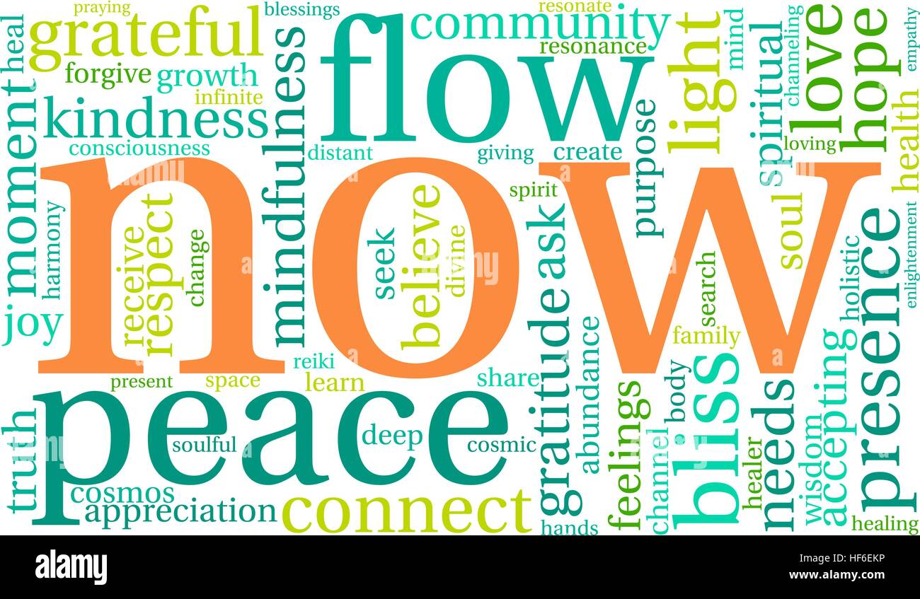 Now word cloud on a white background Stock Vector Image & Art - Alamy