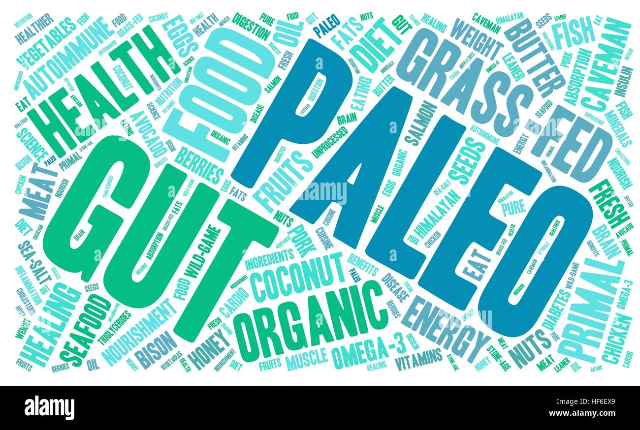 Paleo word cloud on a white background Stock Vector Image & Art - Alamy