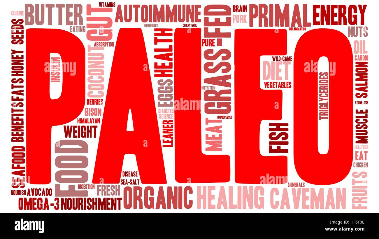 Paleo word cloud on a white background Stock Vector Image & Art - Alamy