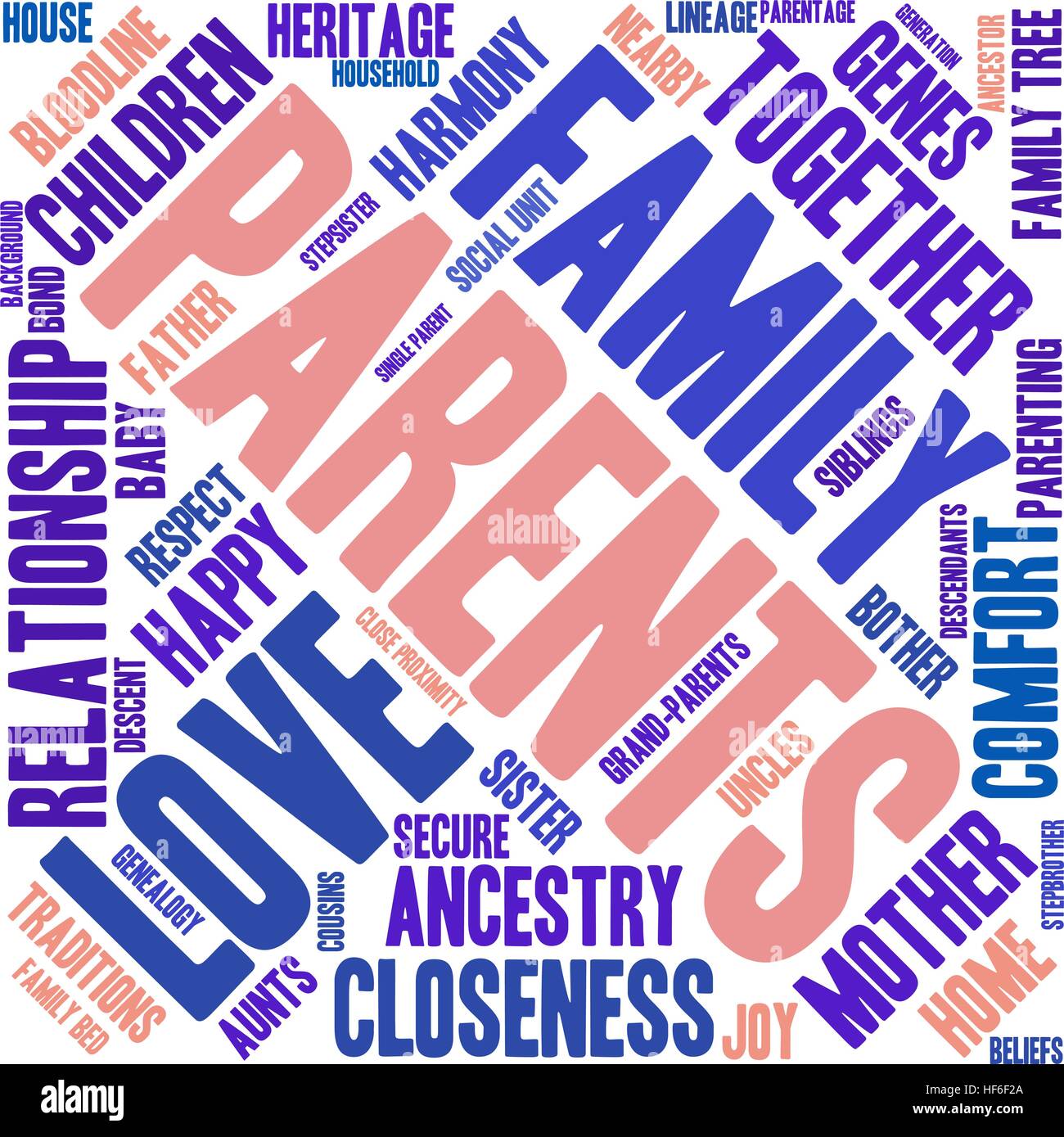 Parents word cloud on a white background Stock Vector Image & Art - Alamy