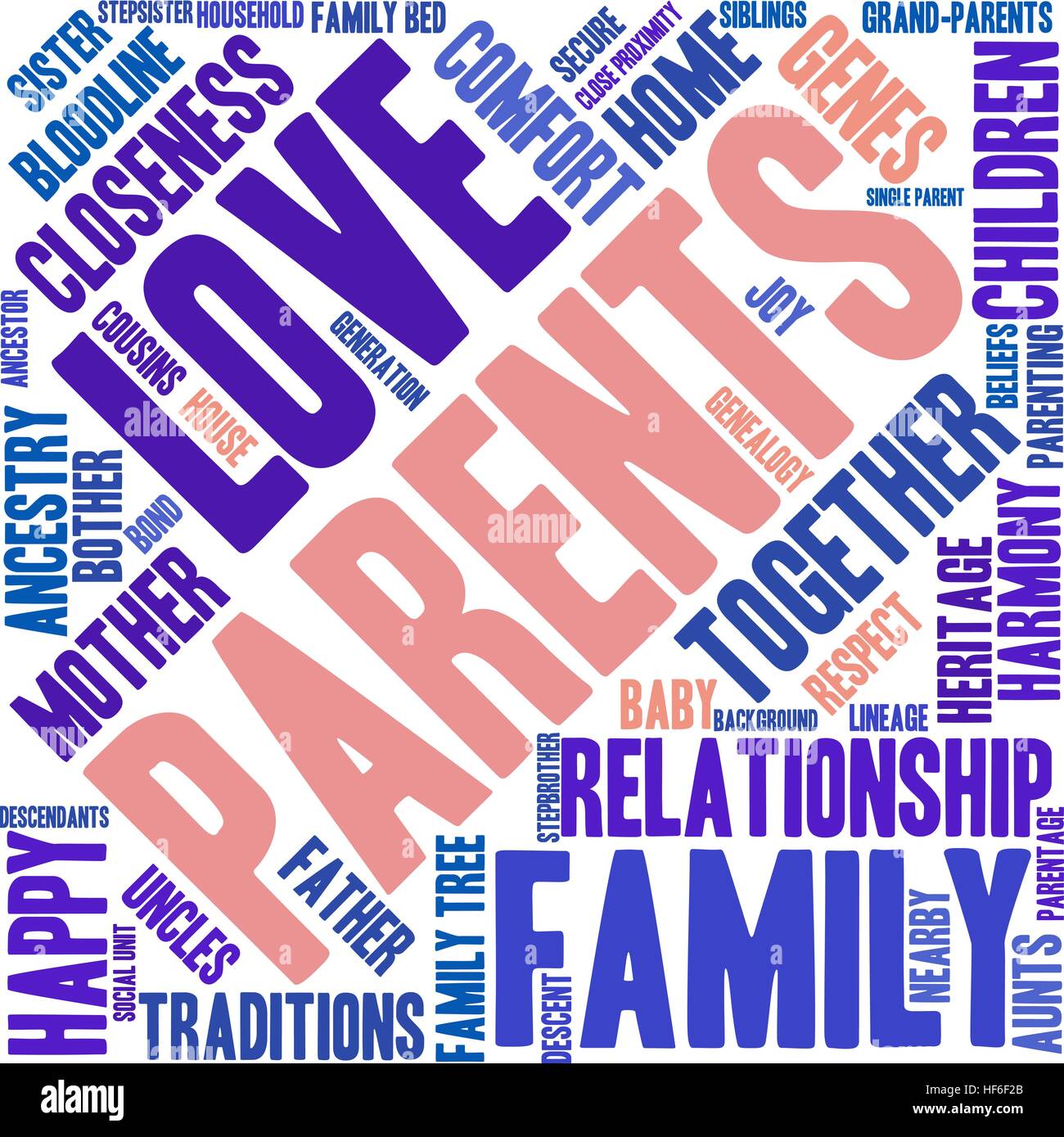 Parents word cloud on a white background Stock Vector Image & Art - Alamy