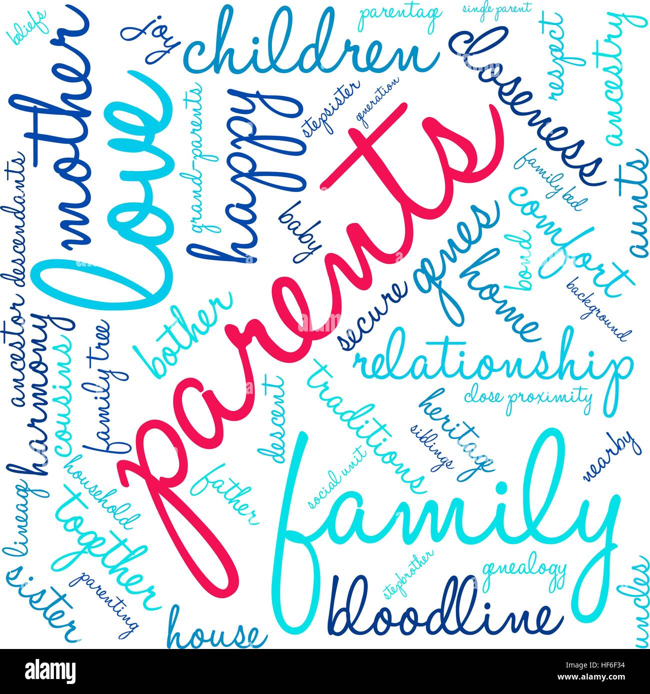 Parents word cloud on a white background Stock Vector Image & Art - Alamy