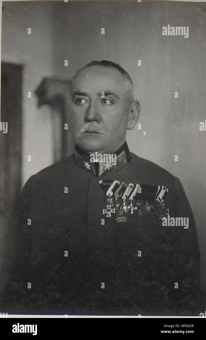 A portrait of a German major general, Gärntes, from World War I ...