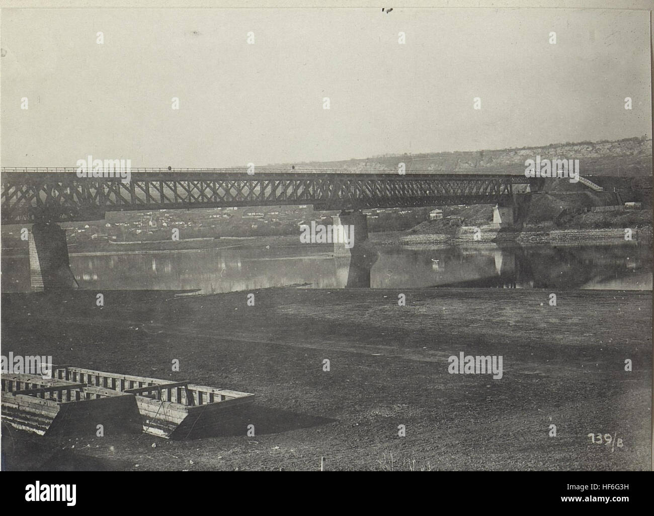Dniester Bridge near Rybnica, World War I, Europeana Collections 1914 ...