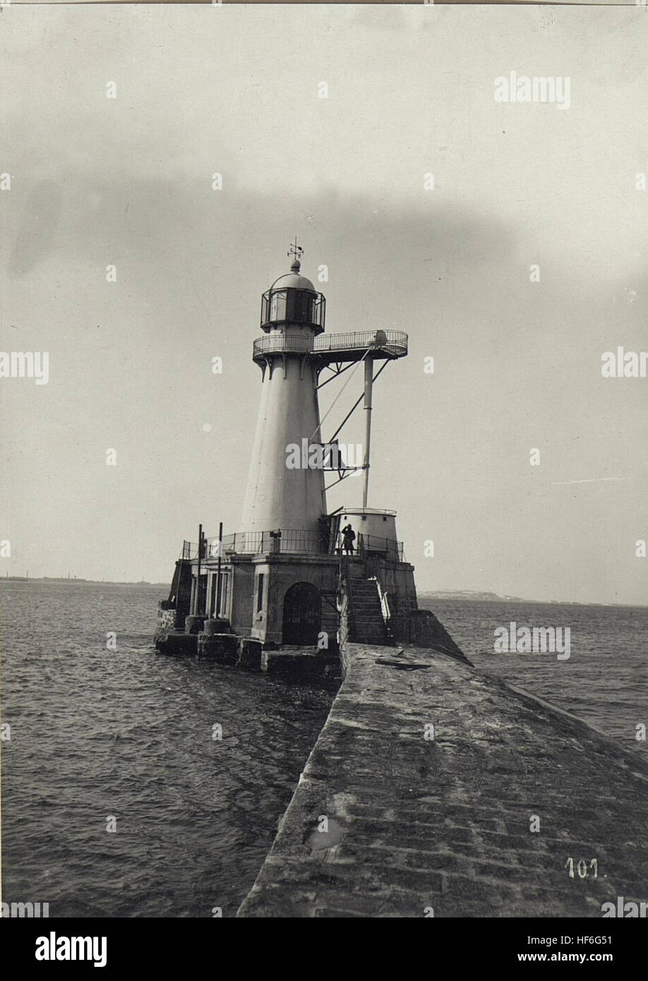 Lighthouse in the port of Odessa, World War I, Europeana Collections ...