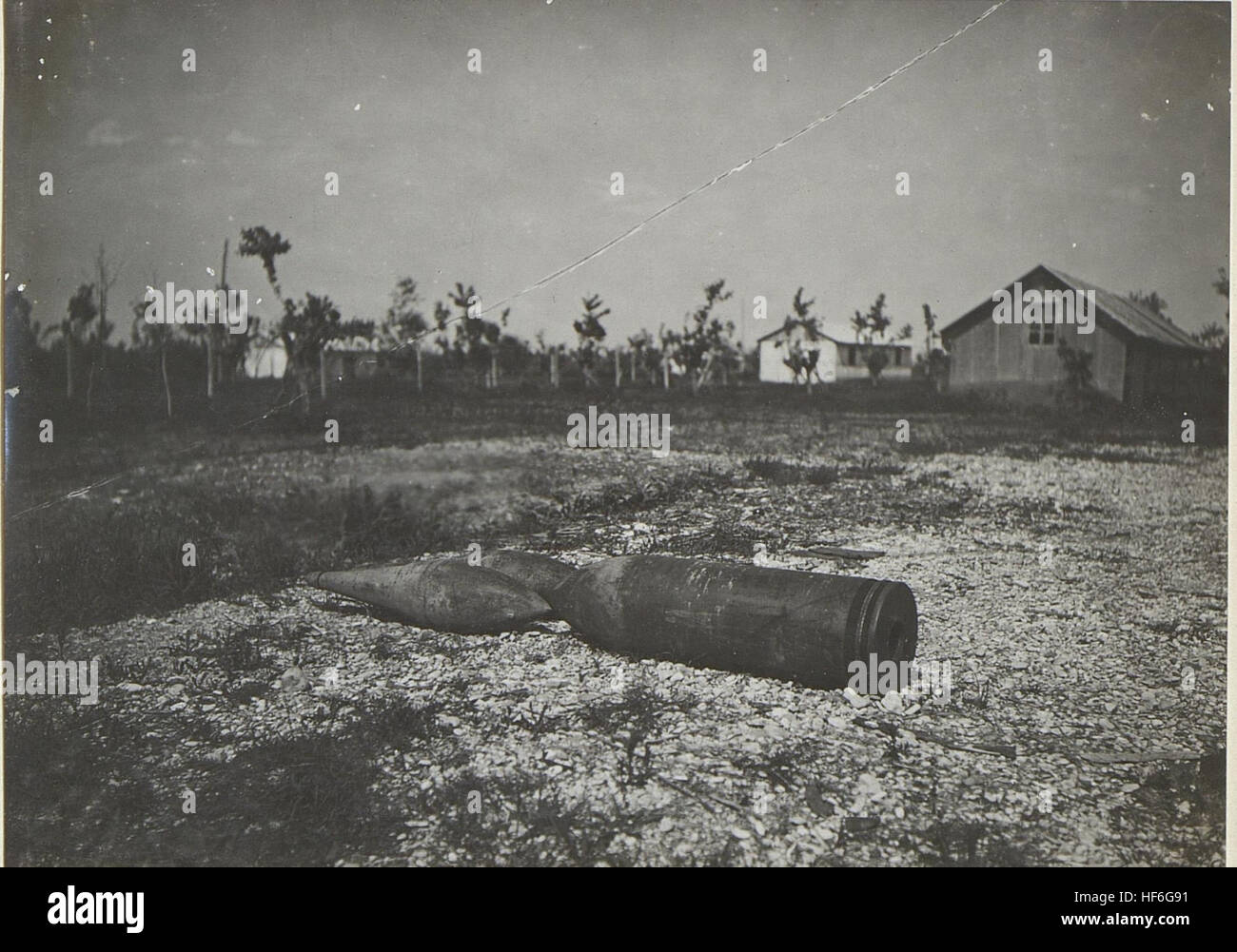 40cm shell and mines, 'dud' ordnance, Terzo, mid-May 1918, World War I ...