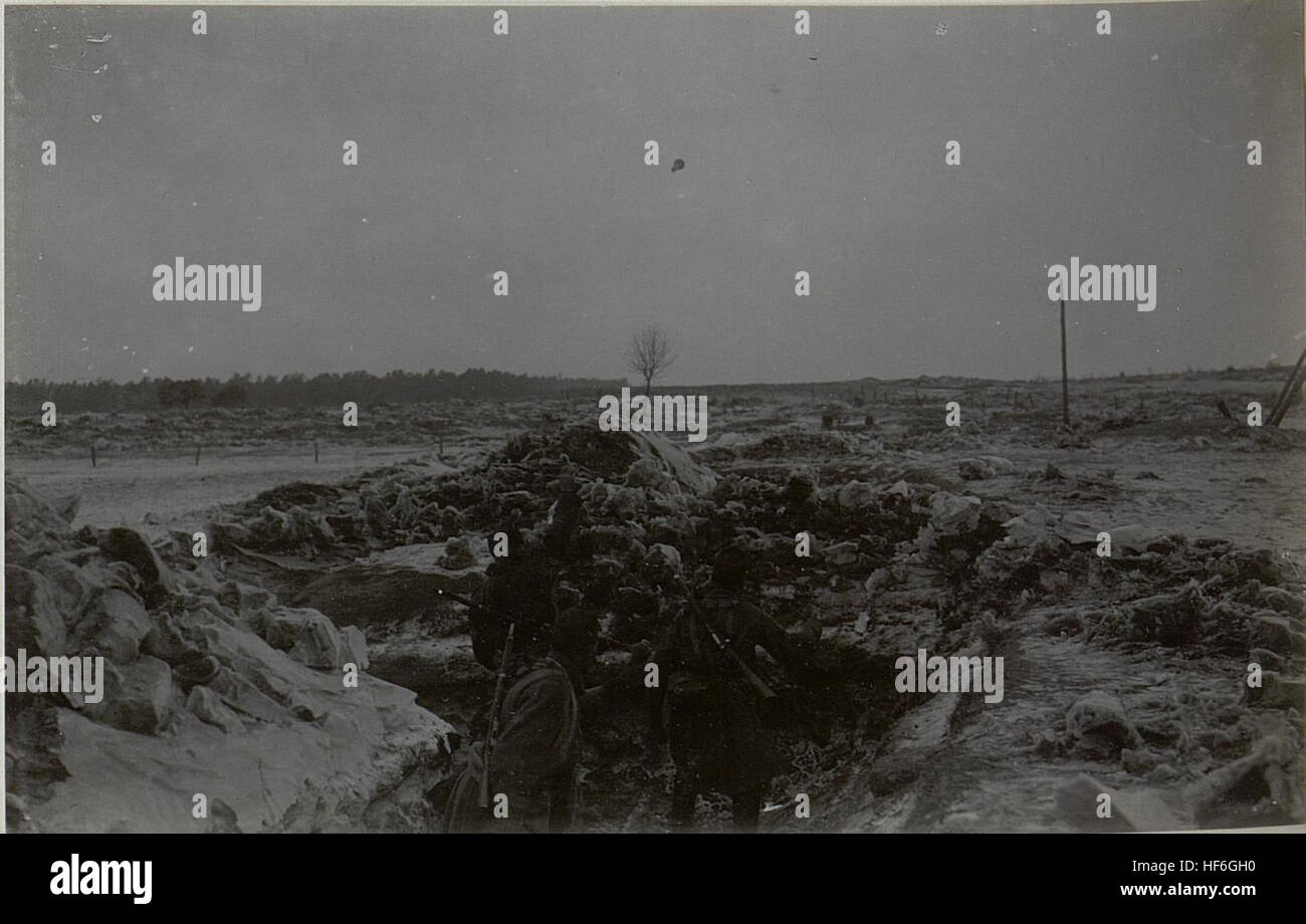 German stormtroopers in training, throwing grenades over obstacles ...