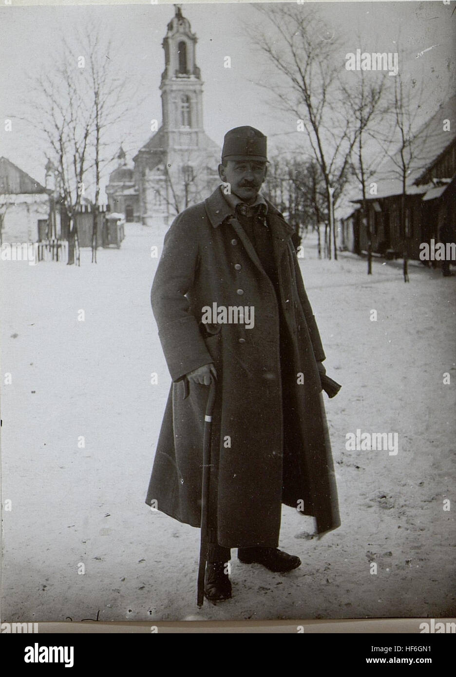 An image from the war album showing scenes from World War I, offering a ...