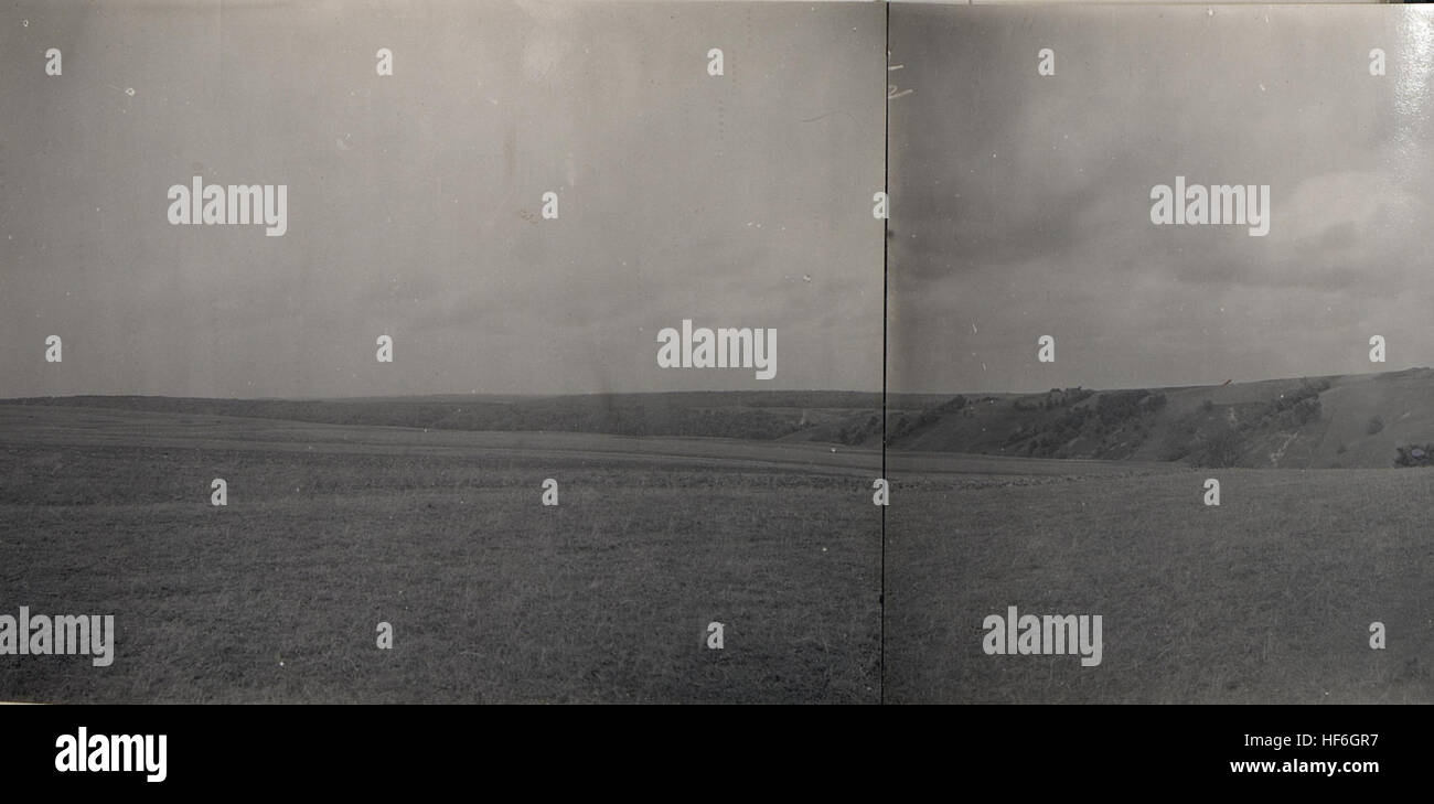 A photograph from the War Album 89, showing a scene from the First ...