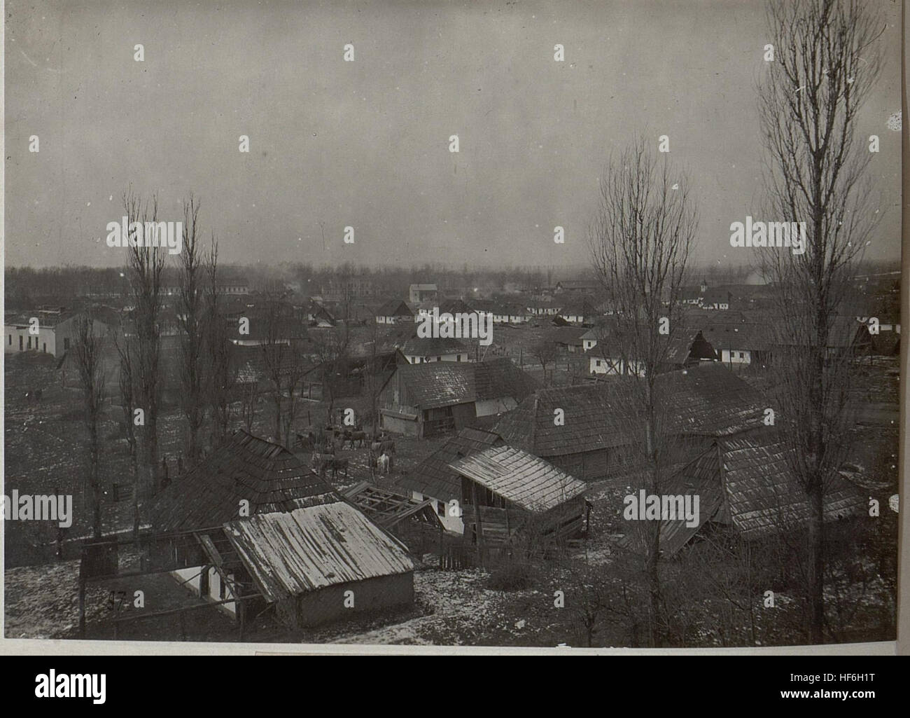 Panorama of Hadikfalva, WWI, European conflict, First World War ...