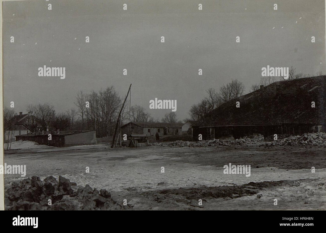 A.A. Gr. Kommando Cholm, camp at Trubakov, January 23, 1916, during ...