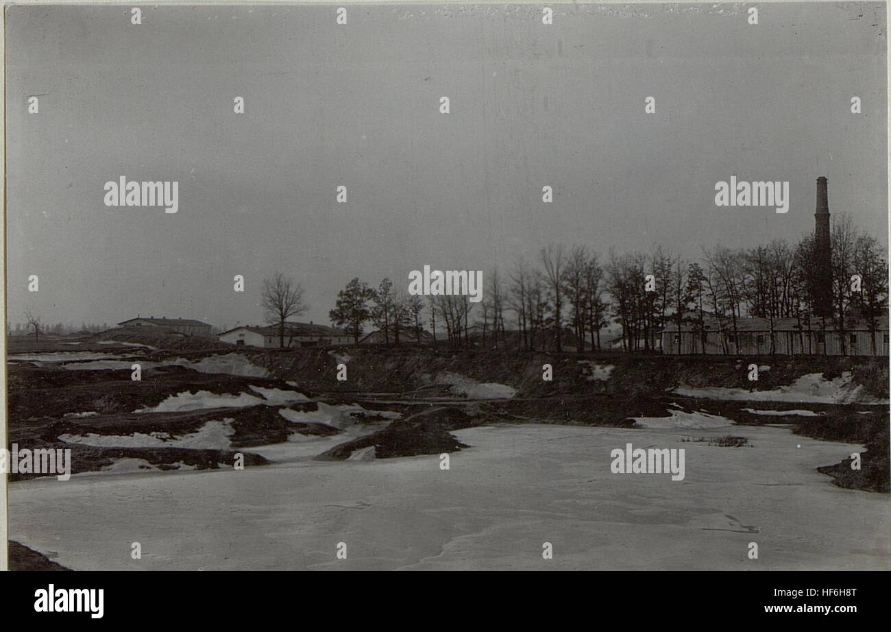A German military command post in Cholm, facing southwest during World ...