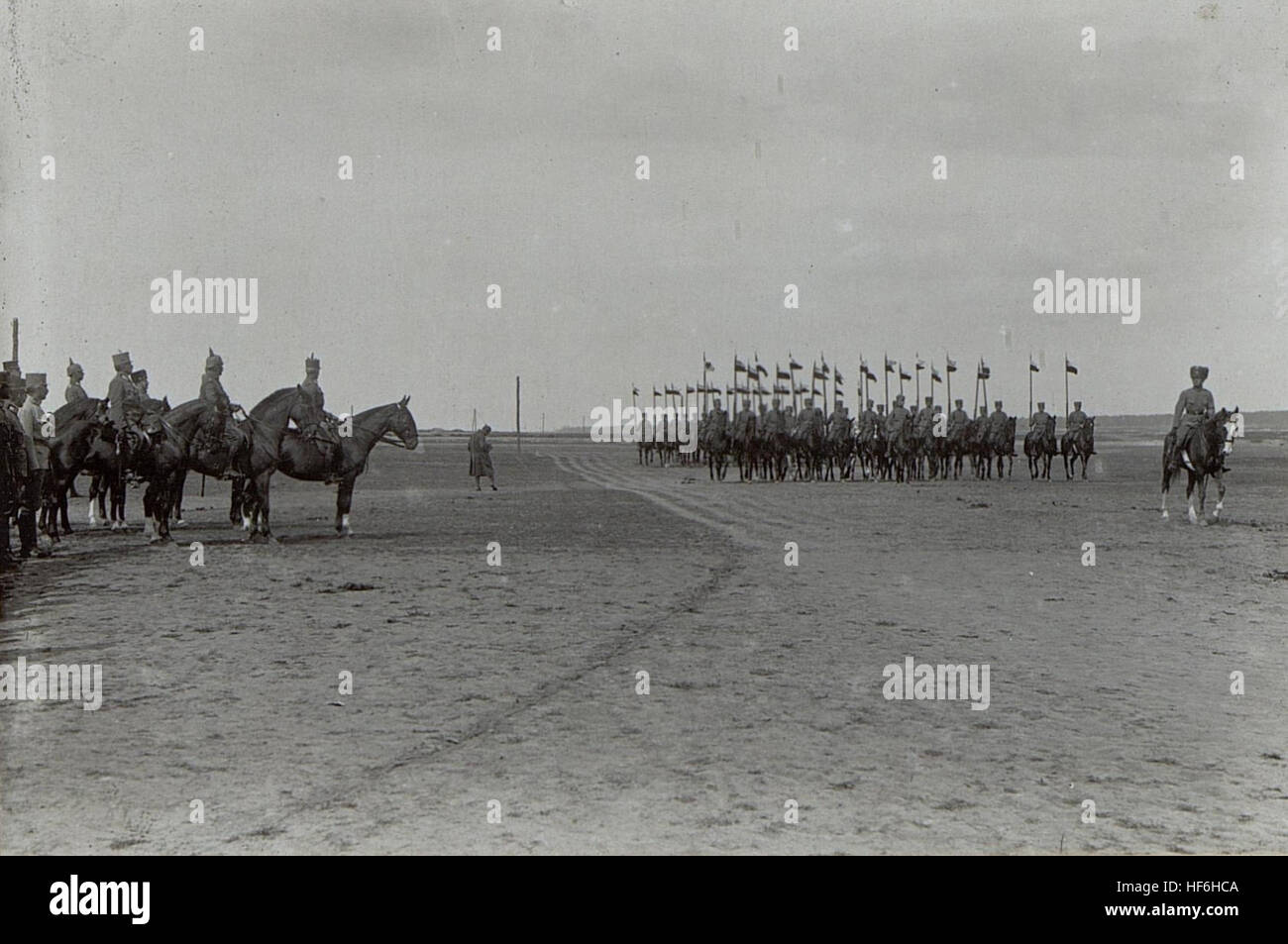 The Kaiser's birthday celebration, featuring a parade of the Prussian ...